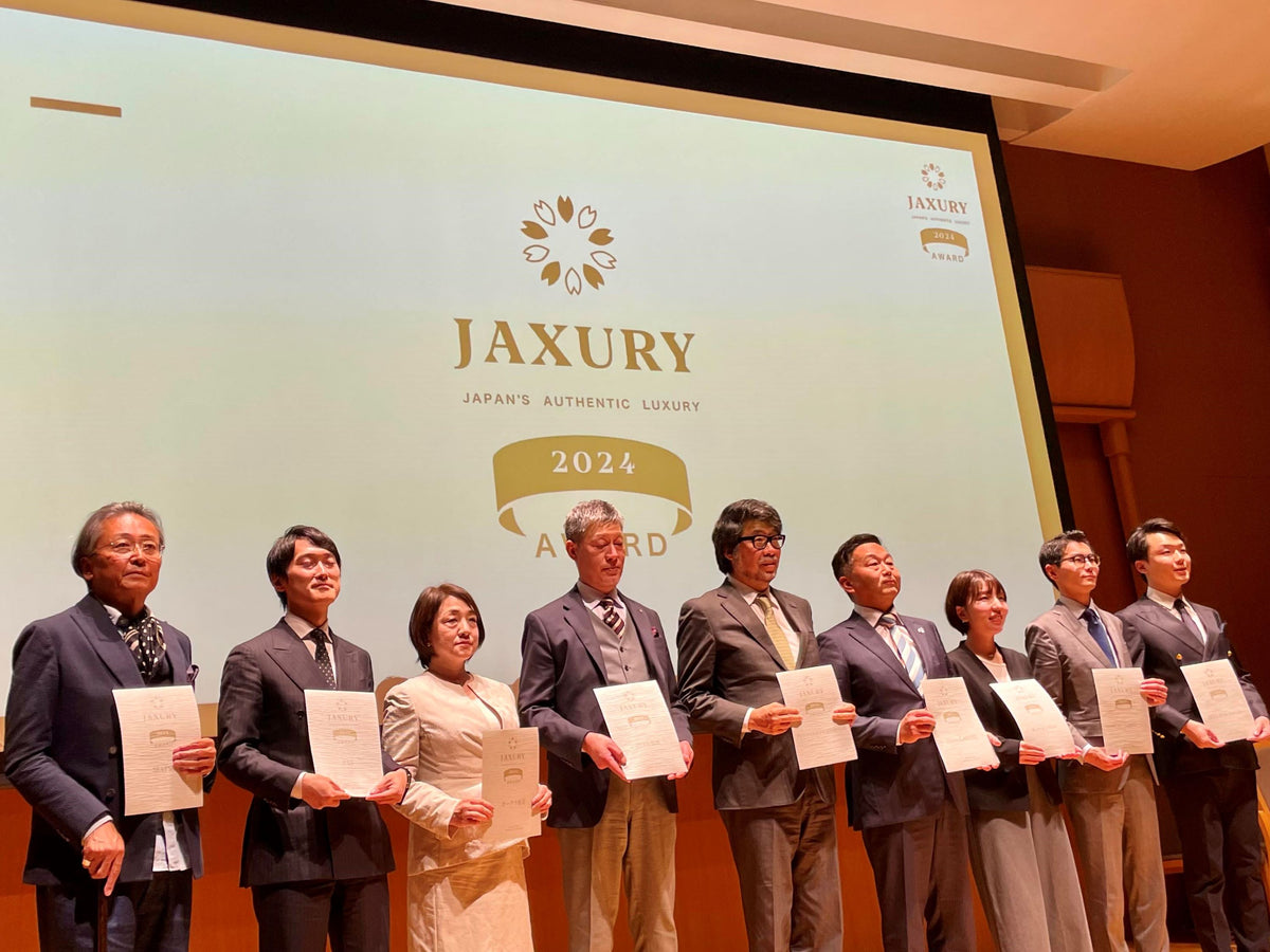 JAXURYアワード新選出ブランドとして表彰されました – MATSU Cane & Walking Stick